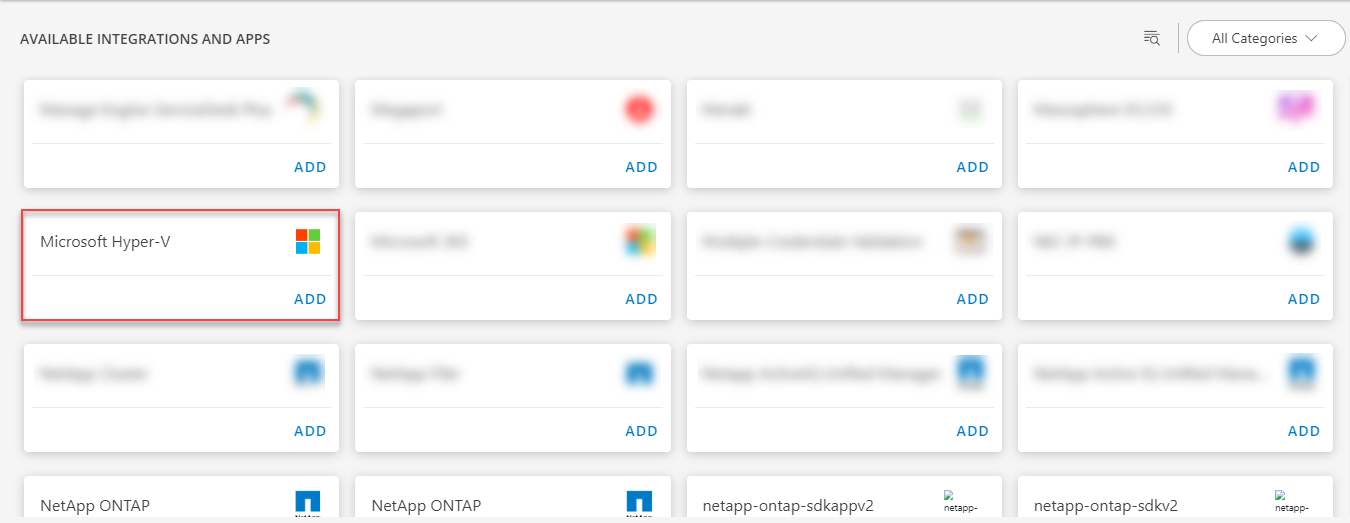 Microsoft Hyper-V | OpsRamp Documentation